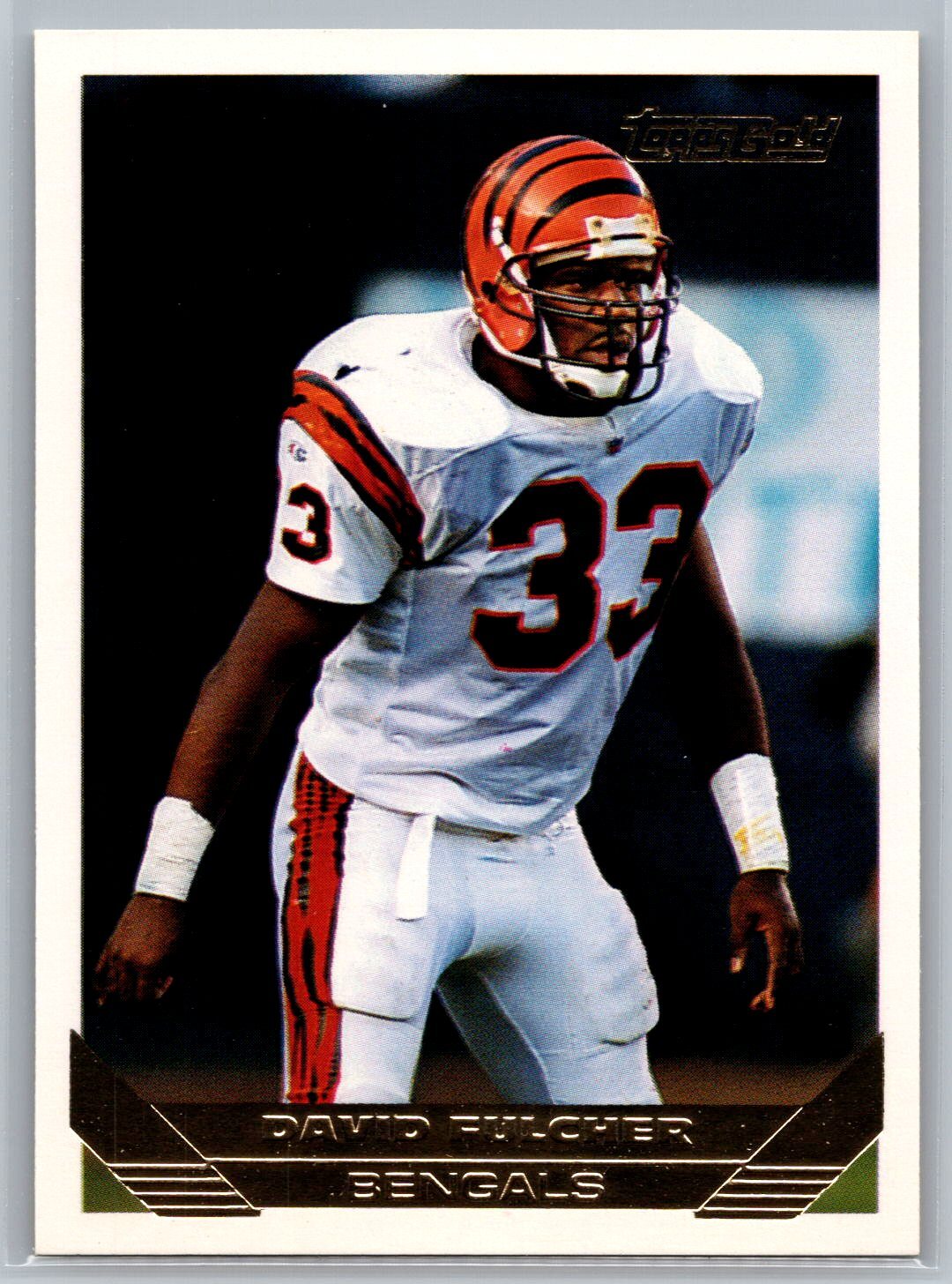 1993 Topps Gold Football #68 David Fulcher Cincinnati Bengals | eBay