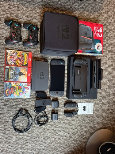 Nintendo Switch 2 Bundle w/ Zelda BOTW, Donkey Kong, Mario Fury, Case ...