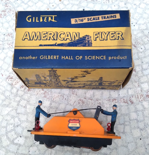 American Flyer Postwar S Gauge 742 Reversing Hand Car & Box | eBay