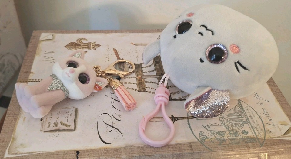 Ty Plush Mouse Keychain + Cat Keychain | eBay
