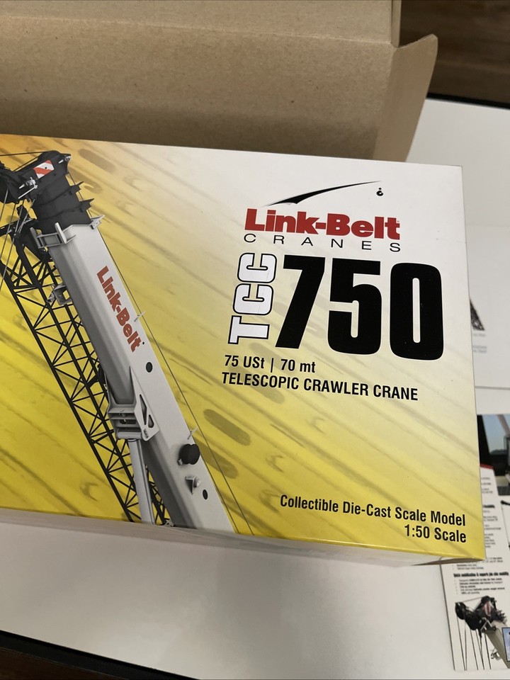 Tonkin Link Belt TCC 750 Telescopic Crawler Crane 1:50 (box And Manuals ...