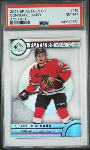 2023-24 Sp Authentic - Future Watch Connor Bedard #110 Acetate (RC) for ...