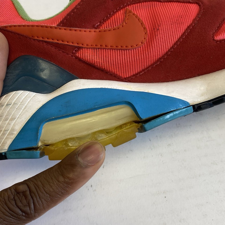 Nike Air Max 180 Powerwall BRS 2006 HOA 311743 994 Coral Red Neon Men's ...