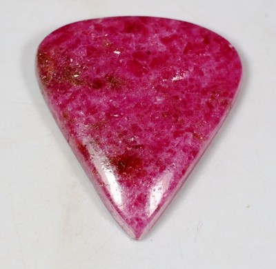 43 Ct 6X26X29 mm Natural Designer Rhodonite Pear Cabochon Gemstone HT ...