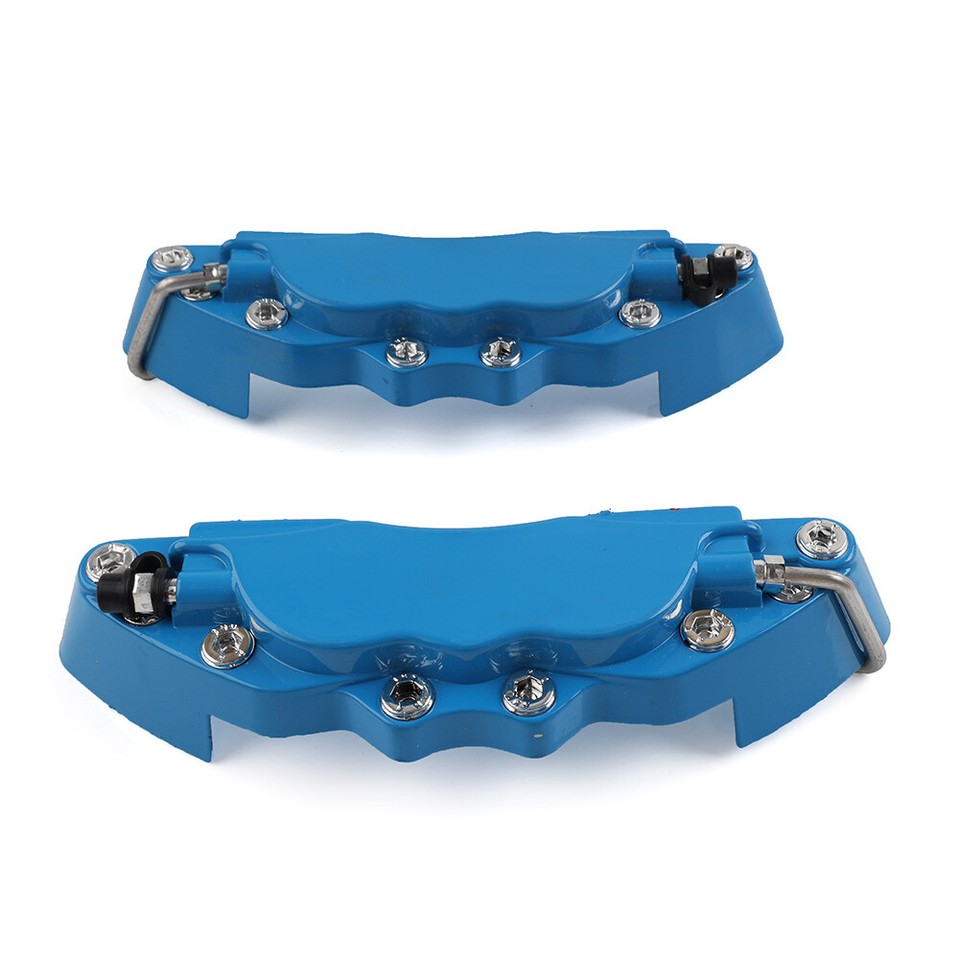 2x Universal Small Size Metal Style Car Auto Disc Brake Caliper Covers ...