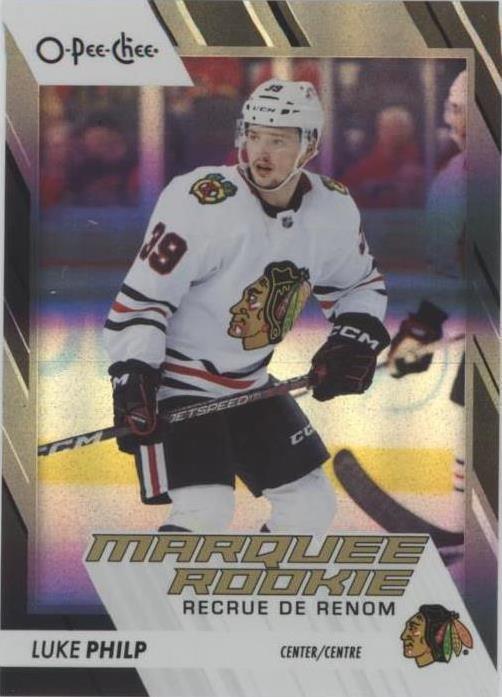 2023-24 O-Pee-Chee - Marquee Rookie Luke Philp #550 Black Rainbow /100 ...