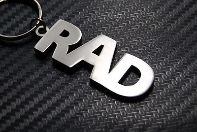 RAD Radical Cool Awesome Sweet Bad Ass Hot Keyring Keychain Key Fob ...