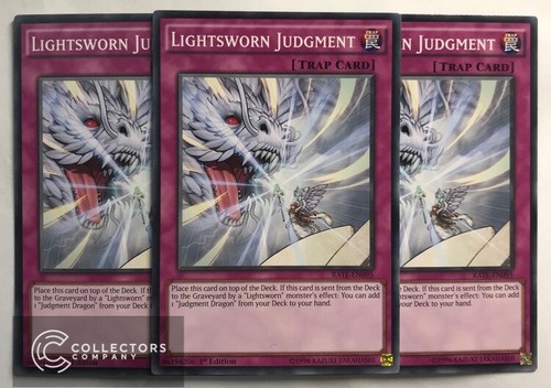 Yu-Gi-Oh! RATE-EN095 - 3 x Lightsworn Judgment - 1st edition - Common ...