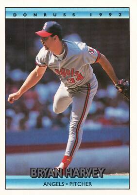 1992 Donruss # 211 Bryan Harvey California Angels | eBay