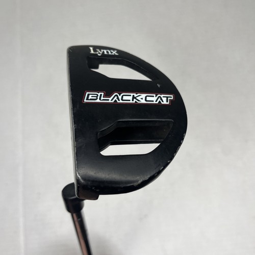 Lynx Black Cat Black Blade Putter Left Handed Steel Shaft Golf Club | eBay