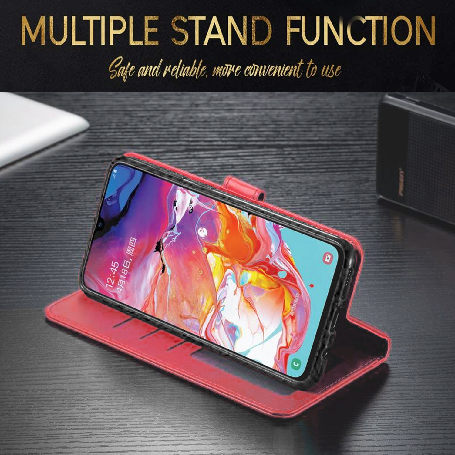 For TCL 4X 5G Phone Case, Leather Wallet Pouch + Tempered Glass ...