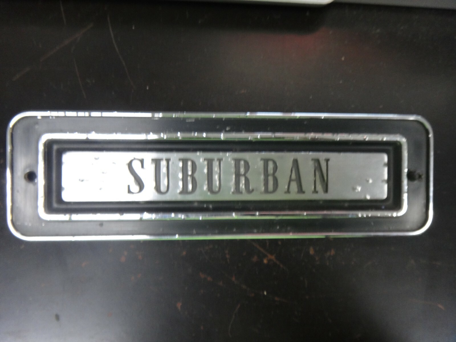 VINTAGE SUBURBAN Nameplate emblem INV D0343 | eBay