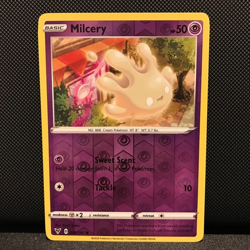Milcery Reverse Holo 80/185 - Vivid Voltage Pokemon Card - NM/Mint | eBay