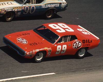 Fred Lorenzen In The New Stp Ray Nichels Plymouth 1971 OLD PHOTO | eBay ...