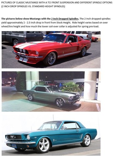 1965 - 1970 Mustang TCI IFS Kit for Modular Ford Engines | eBay