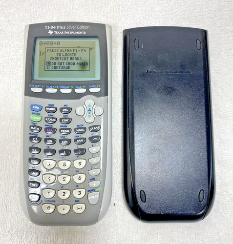 TI84 TI-84 Plus Silver Edition Calculator, Very Nice, Works Well- spot ...