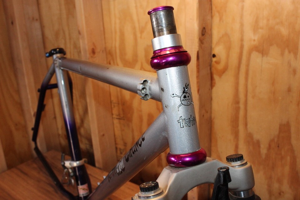 Vintage Yo Eddy Team Fat Chance Frame Chris King Purple 3DV Ano Mag 21 ...