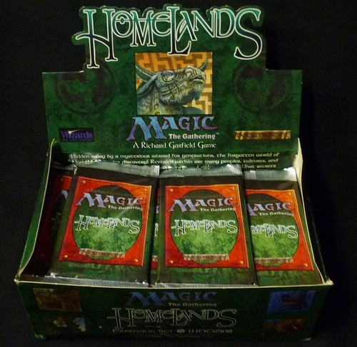 MTG Homelands CCG 3 X Booster Packs New WOTC Magic the Gathering 1995 ...