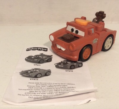 Fisher Price Disney Pixar Cars 2 Mater Flash Light Talking Car V7612 | eBay