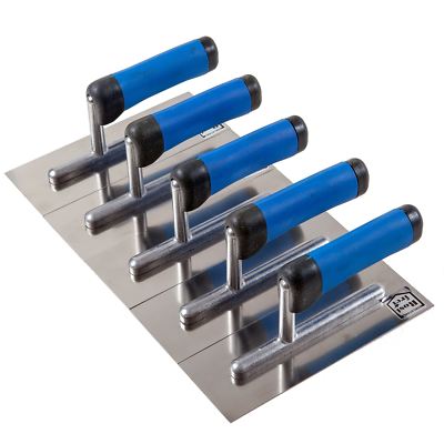 Midget Mini Plastering Trowel Stainless Steel 8" Small 20x7cm Rubber ...