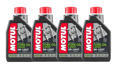 Motul Expert Line 4 Liters SAE 5W-Light Fork Oil Road Off-Road 4 x 1L ...