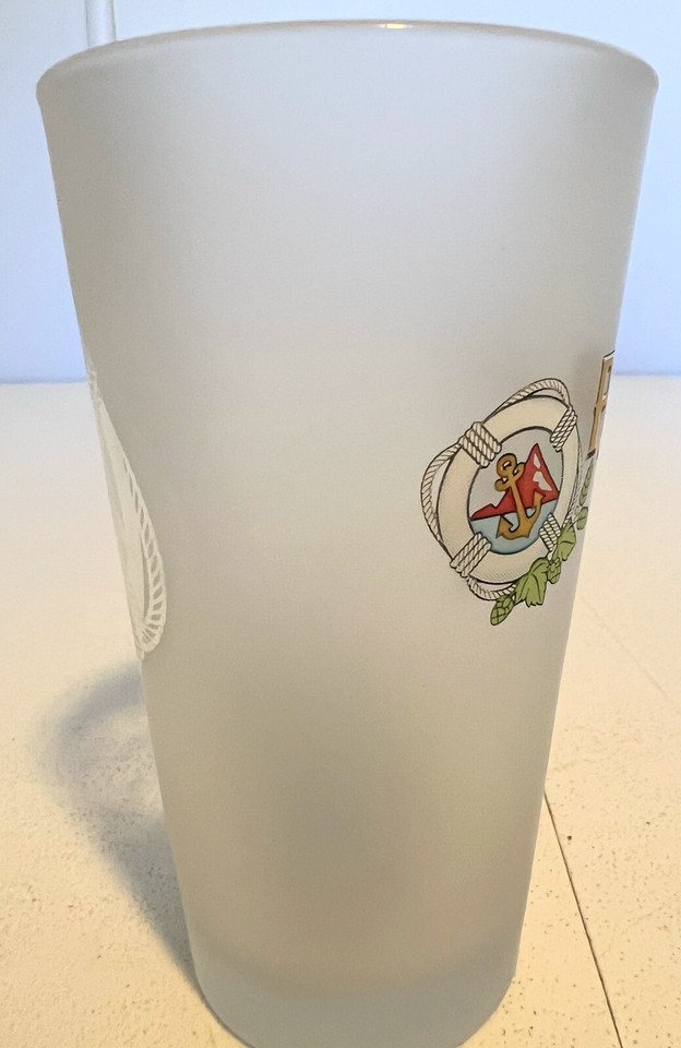 Pacifico Clara Cerveza Frosted Pint Beer Glass Mexican Anchor Nautical ...