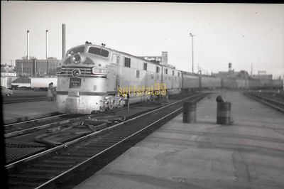 1952 CBQ Burlington Route EMD Diesel Locomotive - Vintage Railroad Negative | eBay