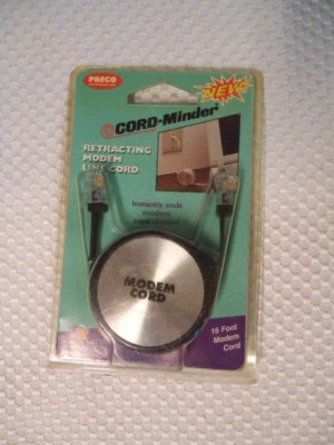 Preco Cord Minder (M-43) 16 Ft - Black, retracting modem line cord | eBay