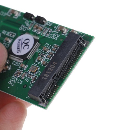 Msata Pci-E 1.8 Inch Ssd To 40 Pin Zif Cable Adapter Converter Card ...