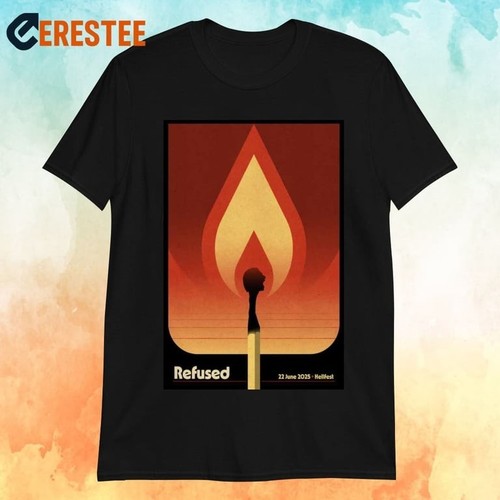 Refused Hellfest 2025 in Clisson France Poster Shirt | eBay