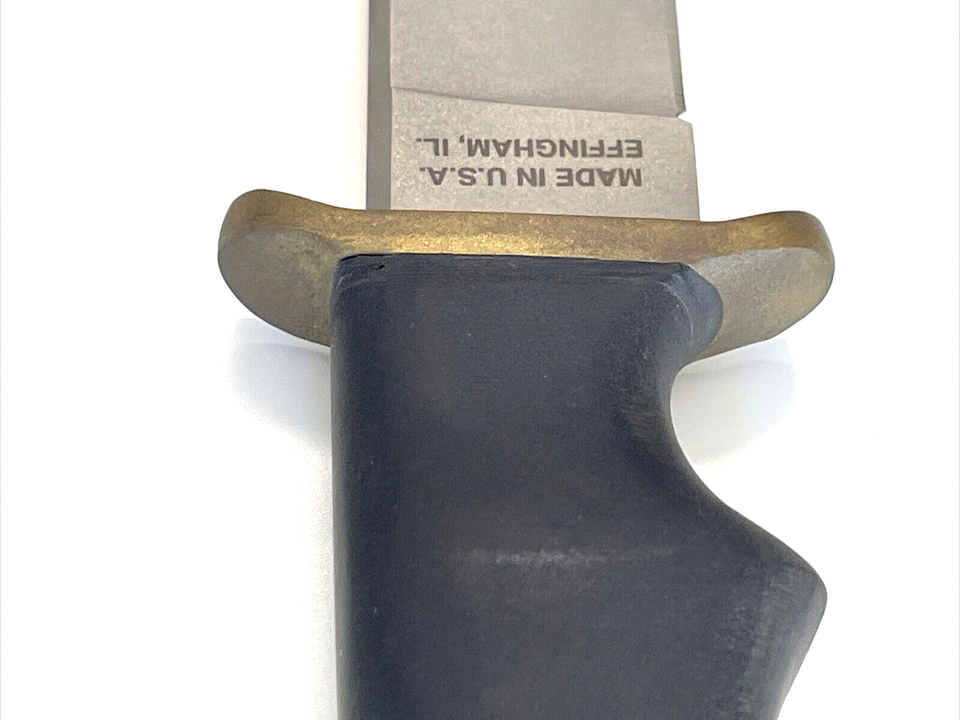 Blackjack A.W.A.C. Fixed Blade Knife Brass Guard 1 of 1000 Effingham IL ...