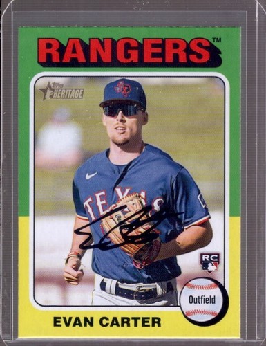 EVAN CARTER 2024 Topps Heritage Rookie RC #170 Qty | eBay