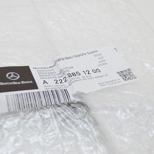 NEW MERCEDES-BENZ S W222 FRONT BUMPER LEFT TRIM STRIP A2228851200 ...