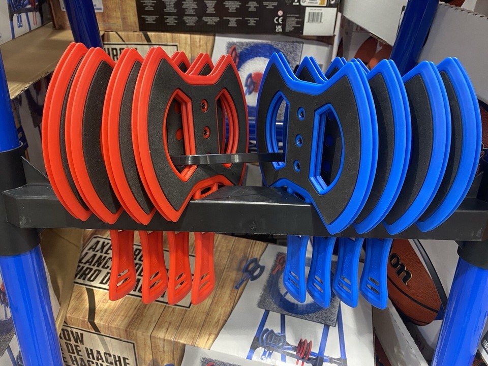 Axe Throw Set 8 Axes Outdoor Indoor Target Game Portable Folding Steel ...