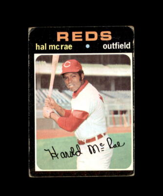 1971 TOPPS BASEBALL CARD CINCINNATI REDS #177 HAL McRAE | eBay