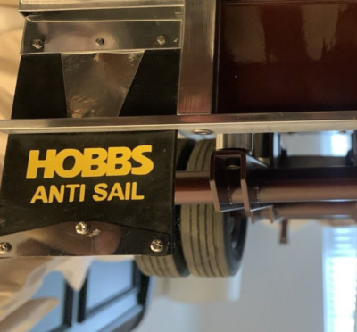 TAMIYA 1/14 SCALE YELLOW HOBBS ANTI-SAIL TRAILER MUD FLAPS VINYL DIE ...