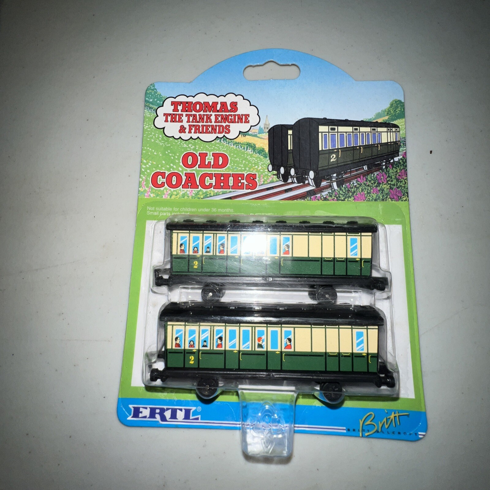 THOMAS THE TANK ENGINE & FRIENDS ERTL BRITT OLD COACHES DIECAST NEW ...