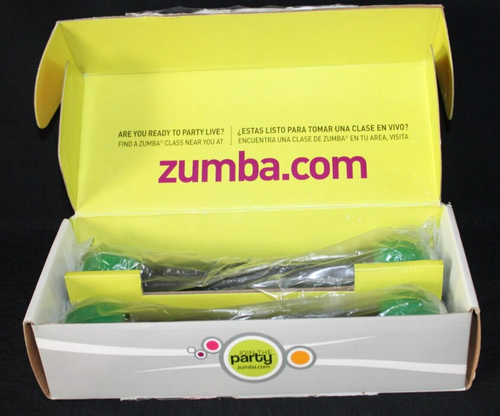 Zumba Fitness 1 lb Toning Sticks Shaker Workout Weights 1 lb Set of 2 ...