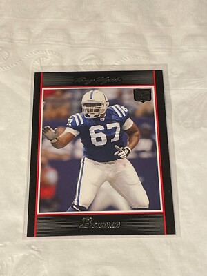 2007 Bowman Tony Ugoh Rookie Indianapolis Colts #219 (r) | eBay