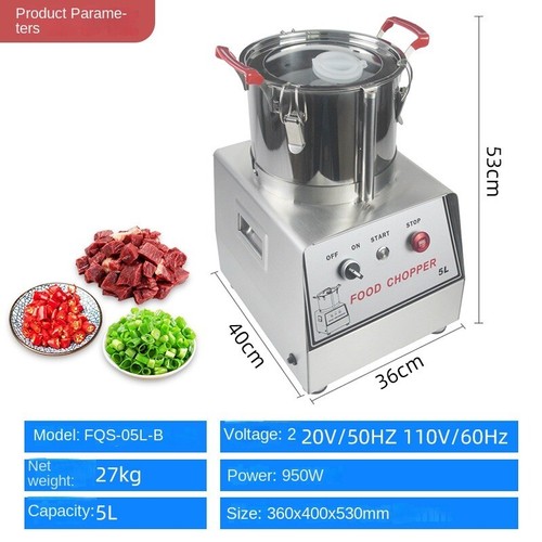 Countertop Chopper Stainless Steel Food Electric Vegetable Chopper ...