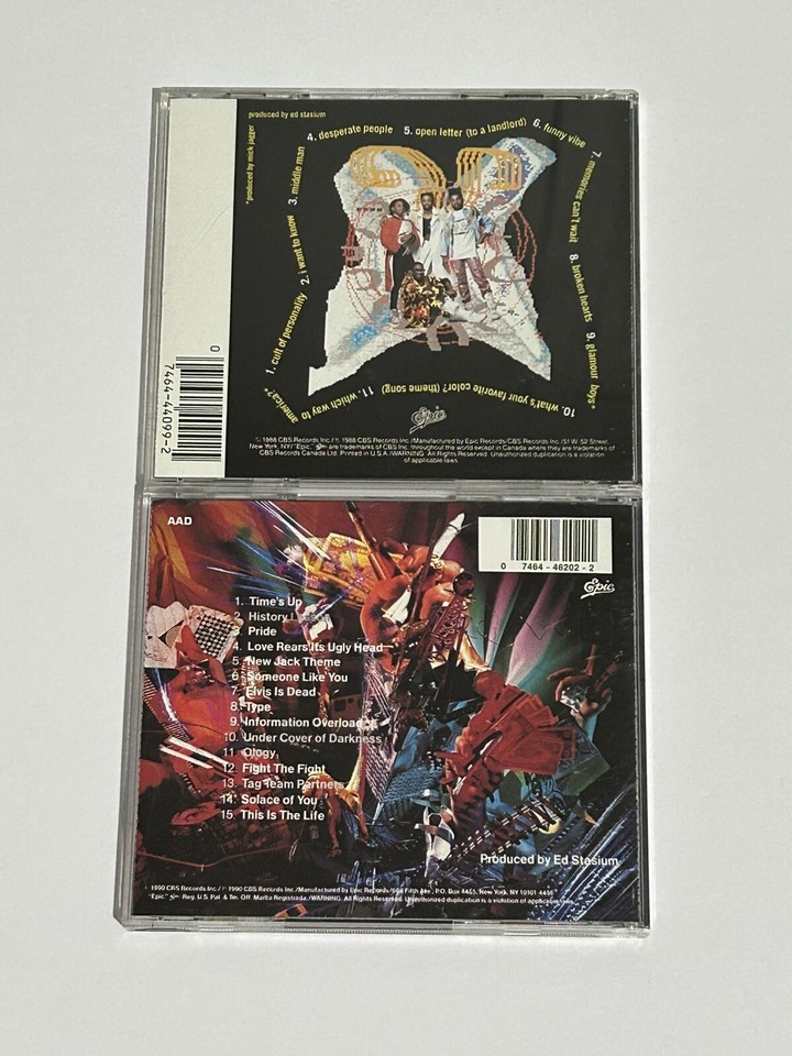 Living Colour 2 CD Lot Time’s Up & Vivid Both Disc Tested Fusion Rock ...