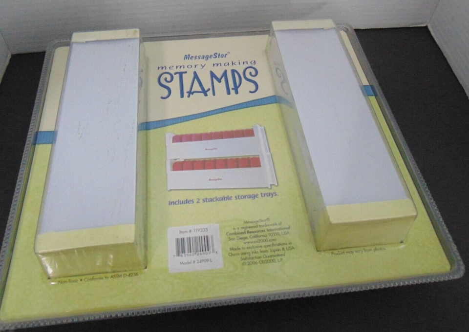 MessageStor Memory Making Stamps W/Trays School Sports Theme ...