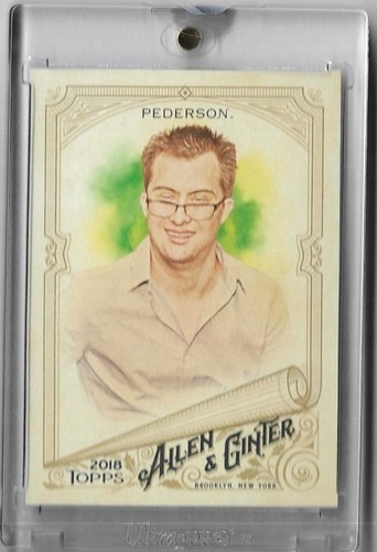 RAREST 2018 ALLEN & GINTER CHAMP PEDERSON 1/1 CARD ~ MOTIVATIONAL ...
