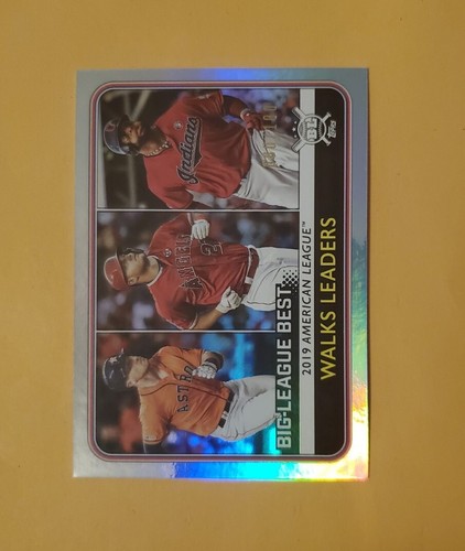 2020 Topps Big League Best Rainbow Foil /100 Mike Trout Bregman Santana ...