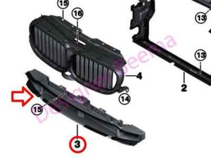 BMW New 5' Series G30 G31 Air Flap - Lower (JS) | eBay