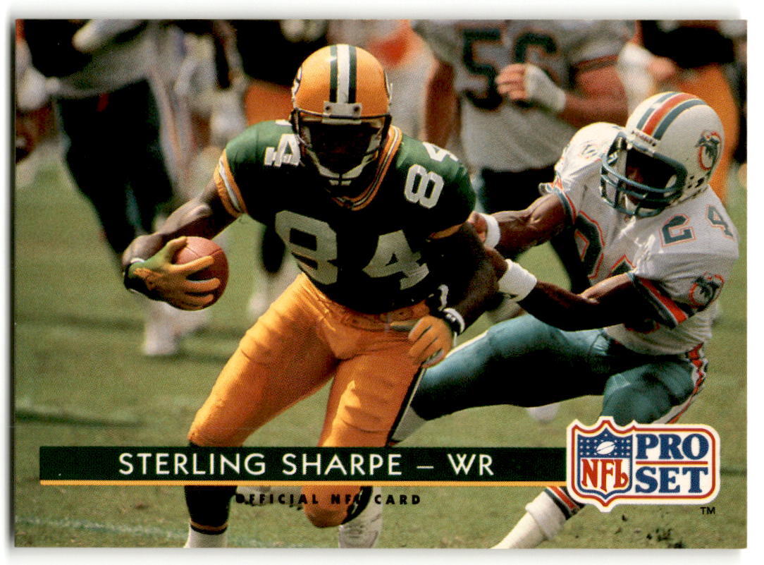 1992 Pro Set #176 Sterling Sharpe Green Bay Packers | eBay