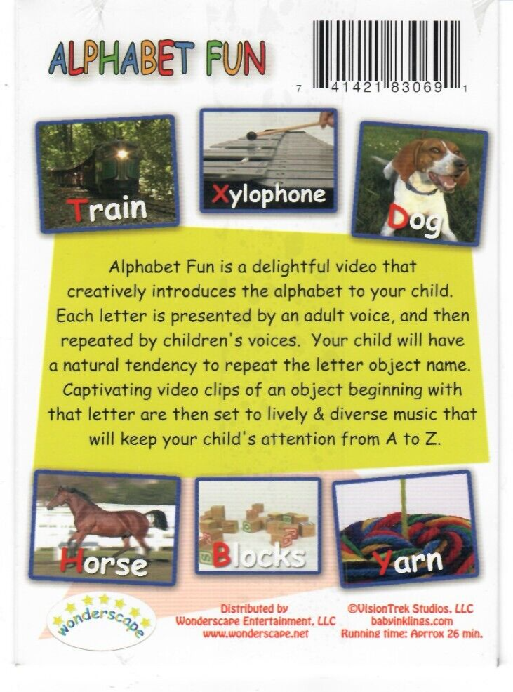 Alphabet Discovery Learning Is a Treasure 3-36 Mth Preschool Home ...
