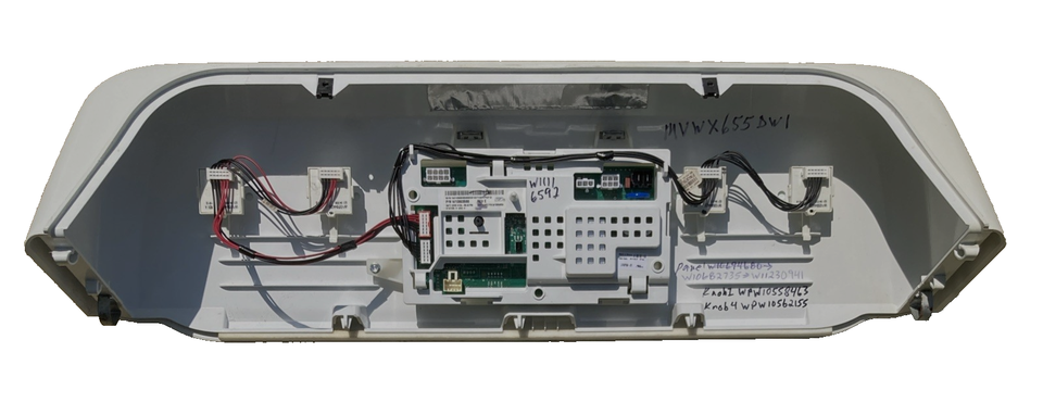 W10682735 & W11116592 Control Panel & Board w Switches and Knobs-Maytag ...