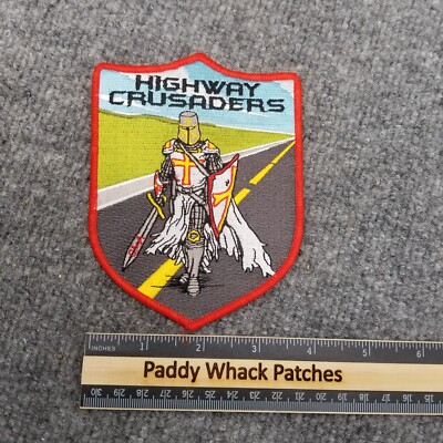 Highway Crusaders Patch Knight In Armor | eBay