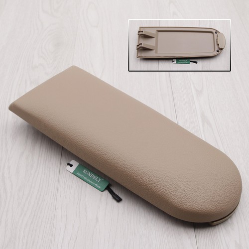 Beige Leather Armrest Center Console Arm Rest Cover for VW Golf MK4 ...